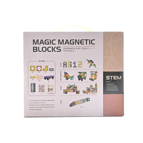 Magnet Sheet Set for Kids Magnetic Tiles Building Blocks - Toyster