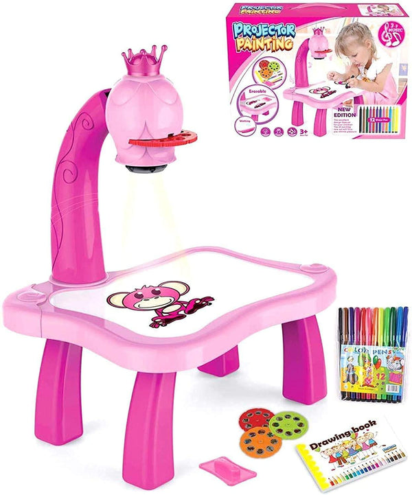 Educational Projector Painting Pink Color - Toyster