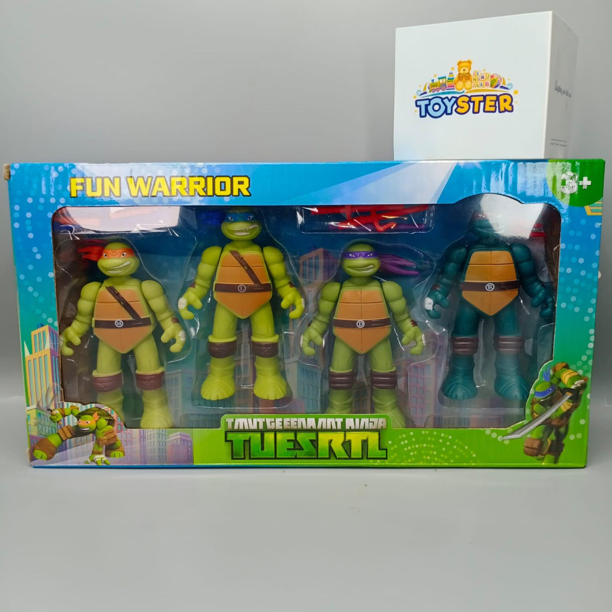 Teenage Mutant Ninja Turtles TMNT XL Figure 4 Pack – Toyster