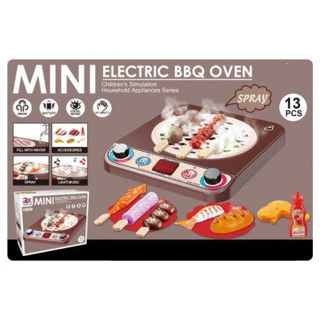 Pretend Play Barbecue Grill Set with Steam Sound and lights for Kids ...