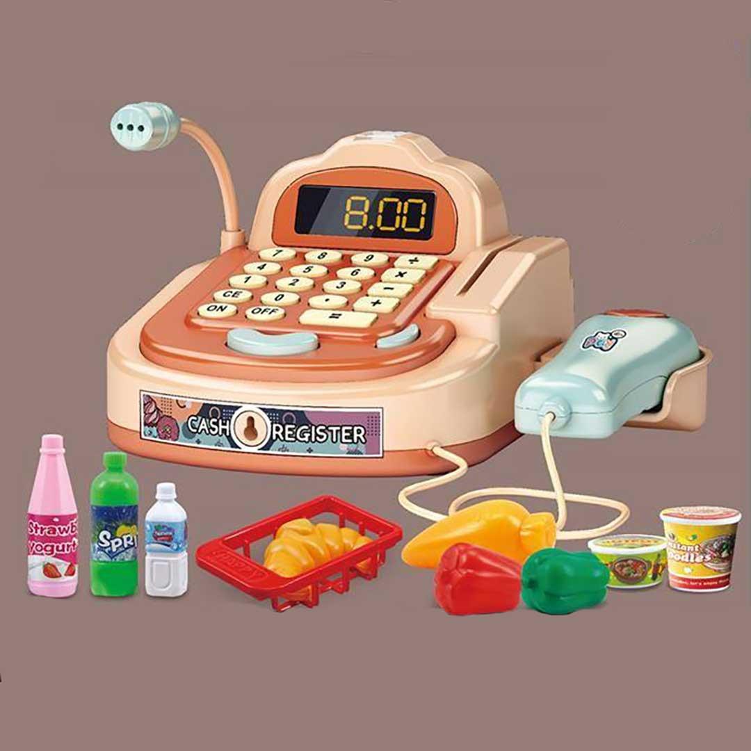 Battery Operated Mini Cash Register With Multiple Accessories & Rolepl ...